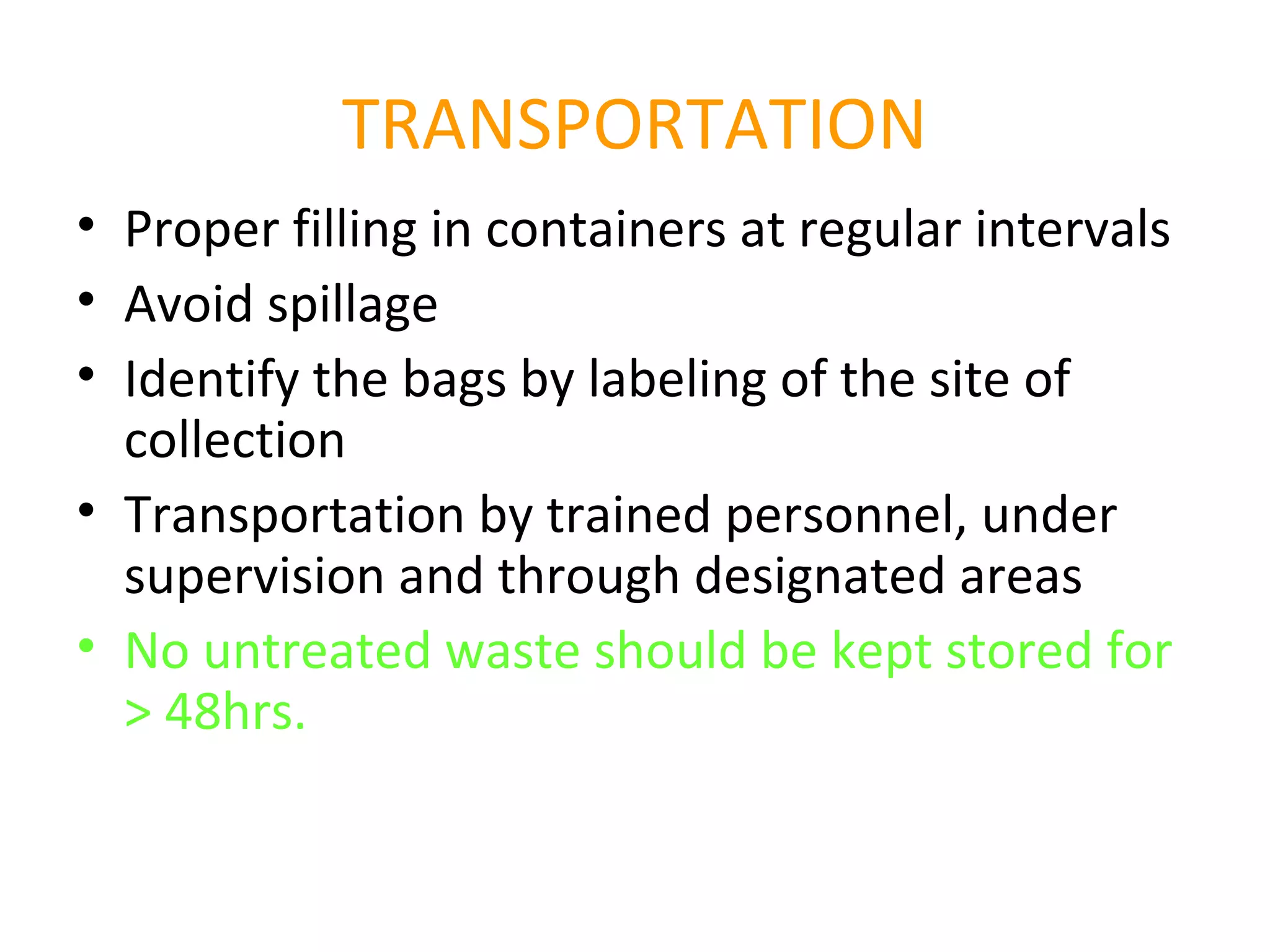 Waste management in hospital | PPT