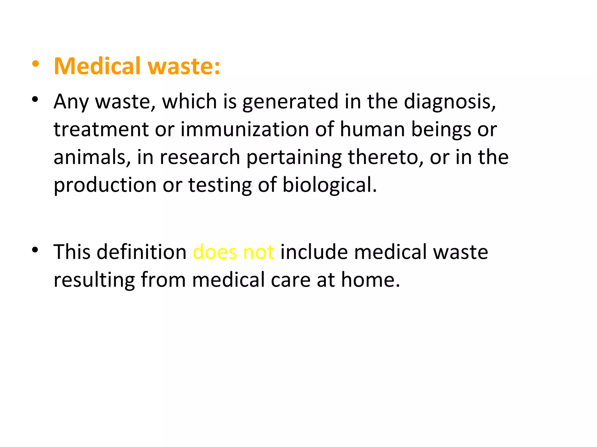 Waste management in hospital | PPT