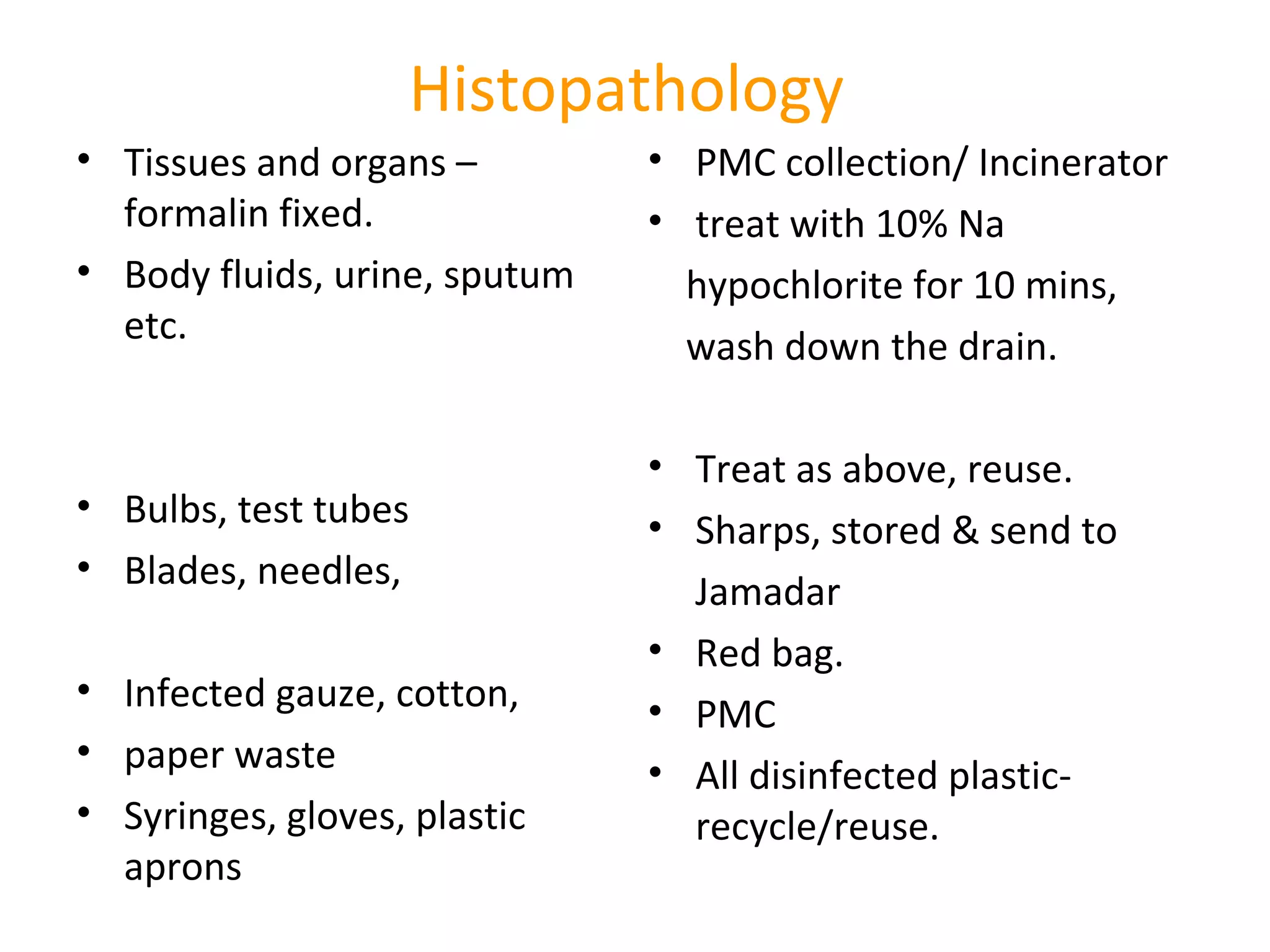 Waste management in hospital | PPT