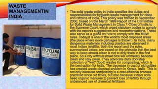 Waste management in india, usa, and japan | PPTX
