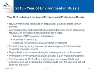 Waste Management in Russia | PDF