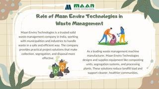 From Collection to Processing: End-to-End Waste Management Solutions | PDF