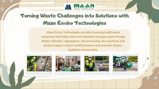 From Collection to Processing: End-to-End Waste Management Solutions | PDF