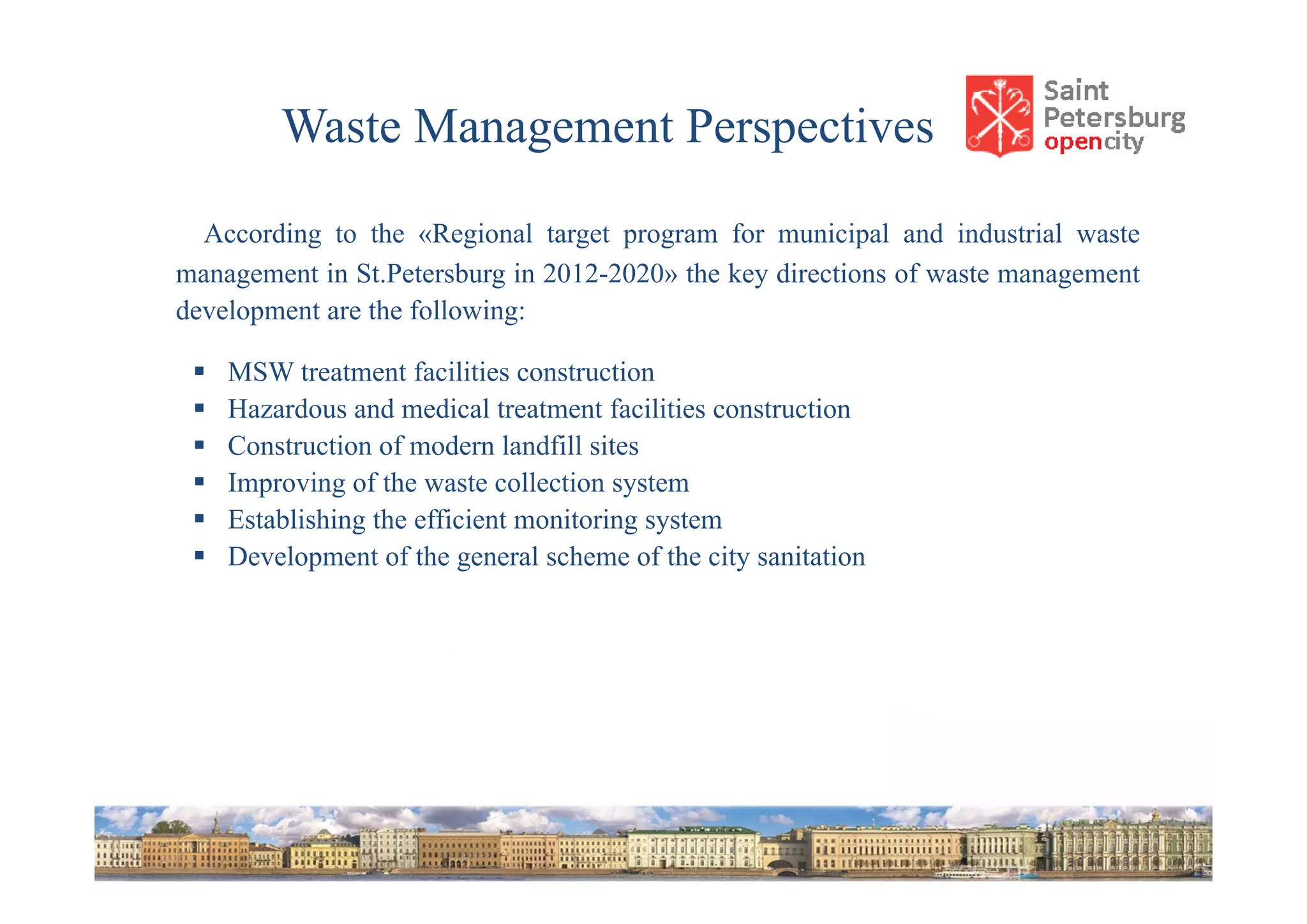 Waste management perspectives_ in st.petersburg | PDF | Civil ...