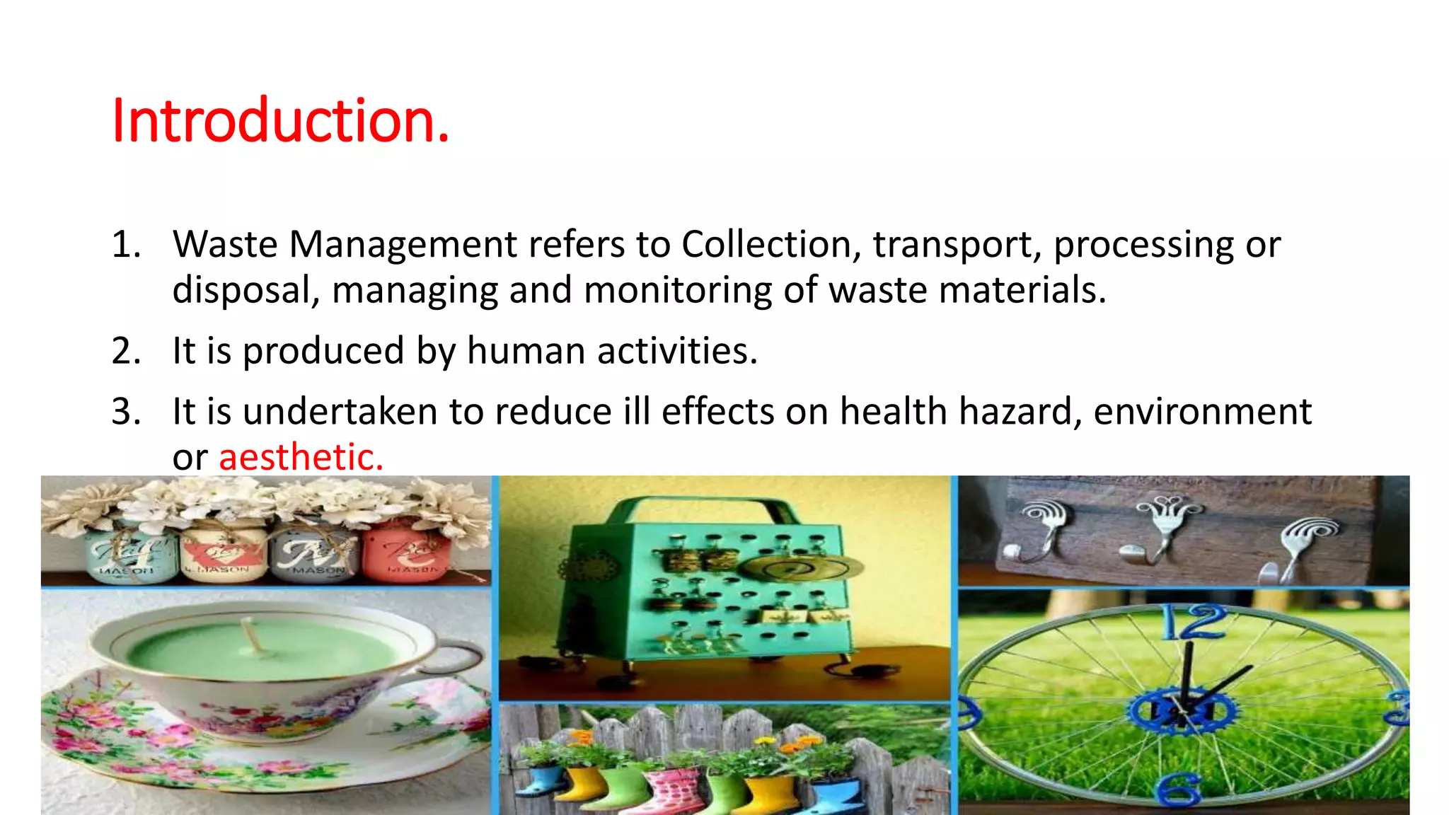 Waste management ppt | PPTX