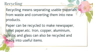 Waste management ppt | PPTX