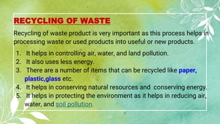 Waste management ppt | PPTX