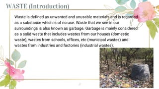 Waste management ppt | PPTX