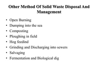 Waste management ppt | PPTX