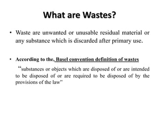 Waste management ppt | PPTX