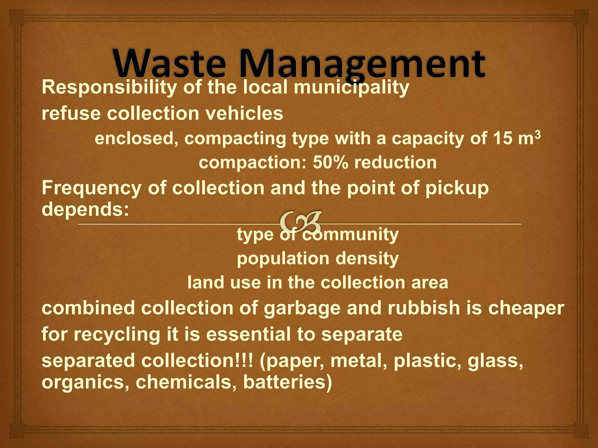 Waste management presentation | PPTX