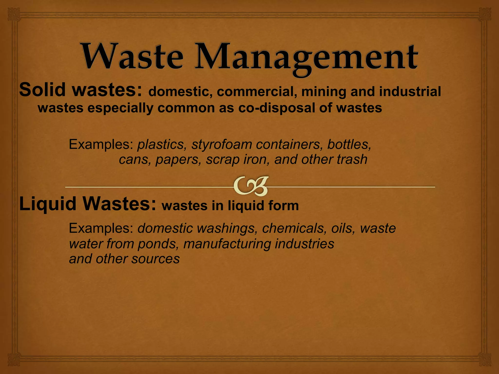 Waste management presentation | PPTX