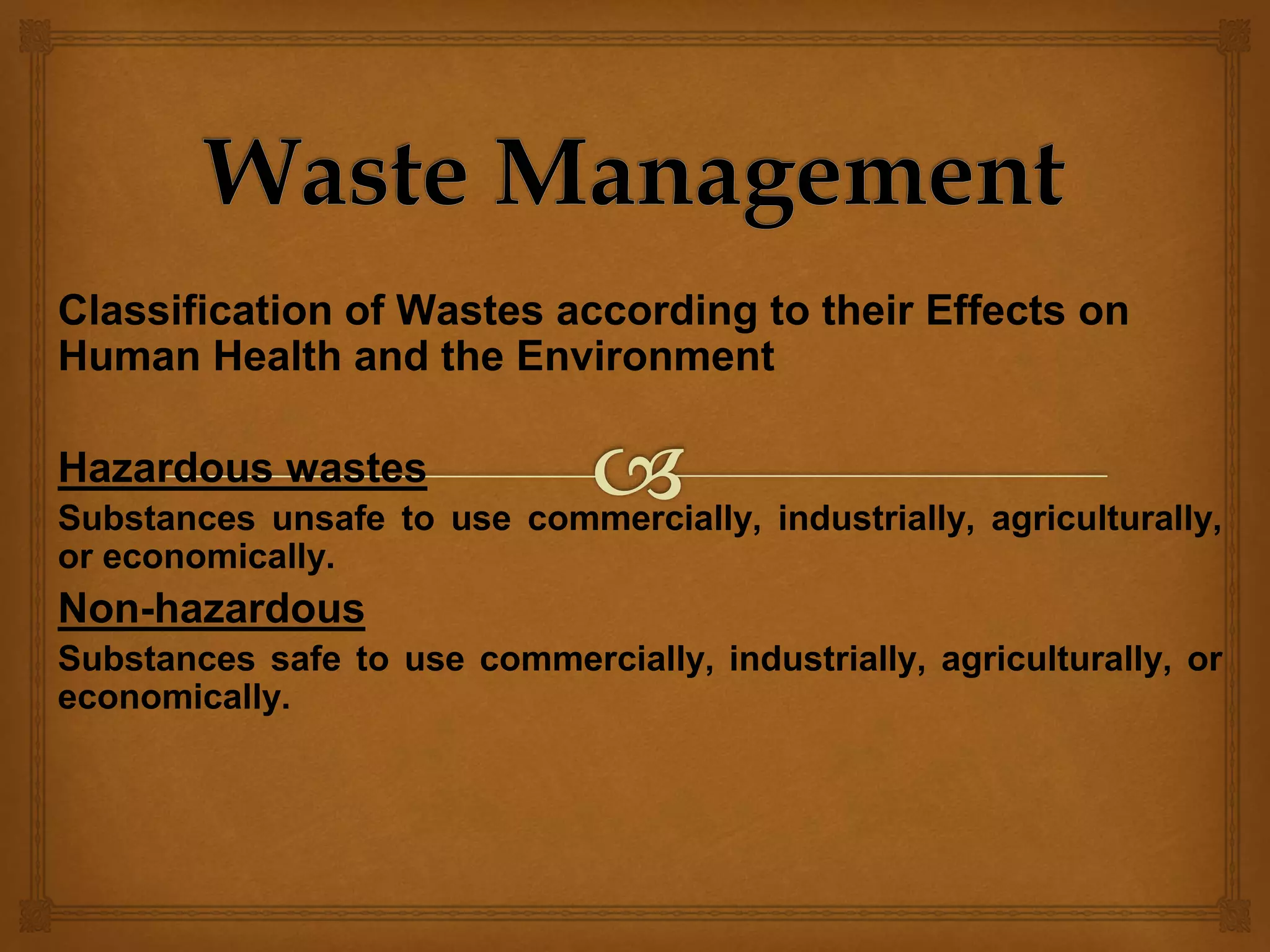 Waste management presentation | PPTX