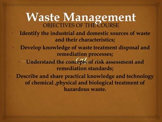 Waste management presentation | PPTX