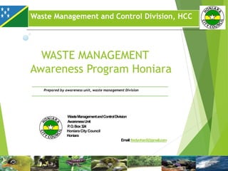 Waste management presentation | PPT