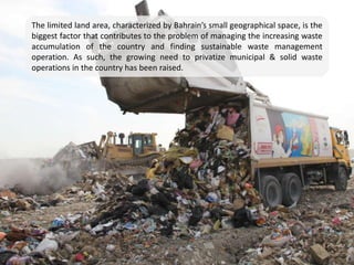 Case Study: Waste management privatization in Bahrain | PPTX