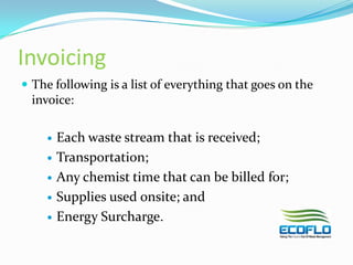 ECOFLO- Hazardous Waste Management Process | PPTX