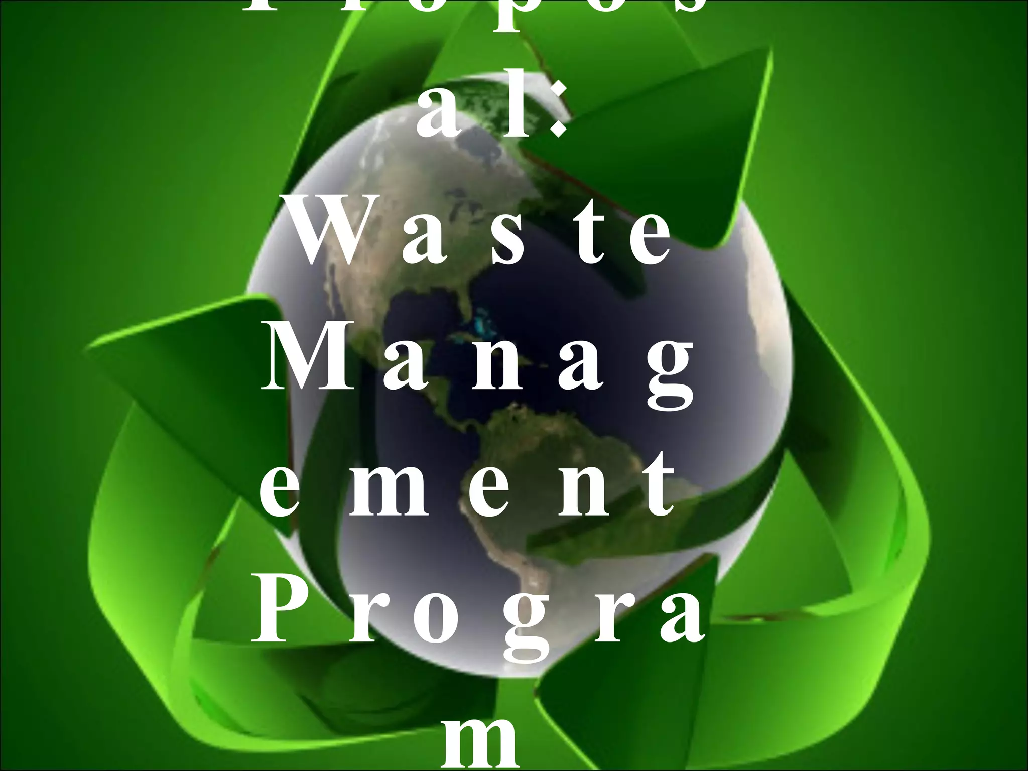 Waste Management Proposal Group6 Iv Aquino 1 | PPT
