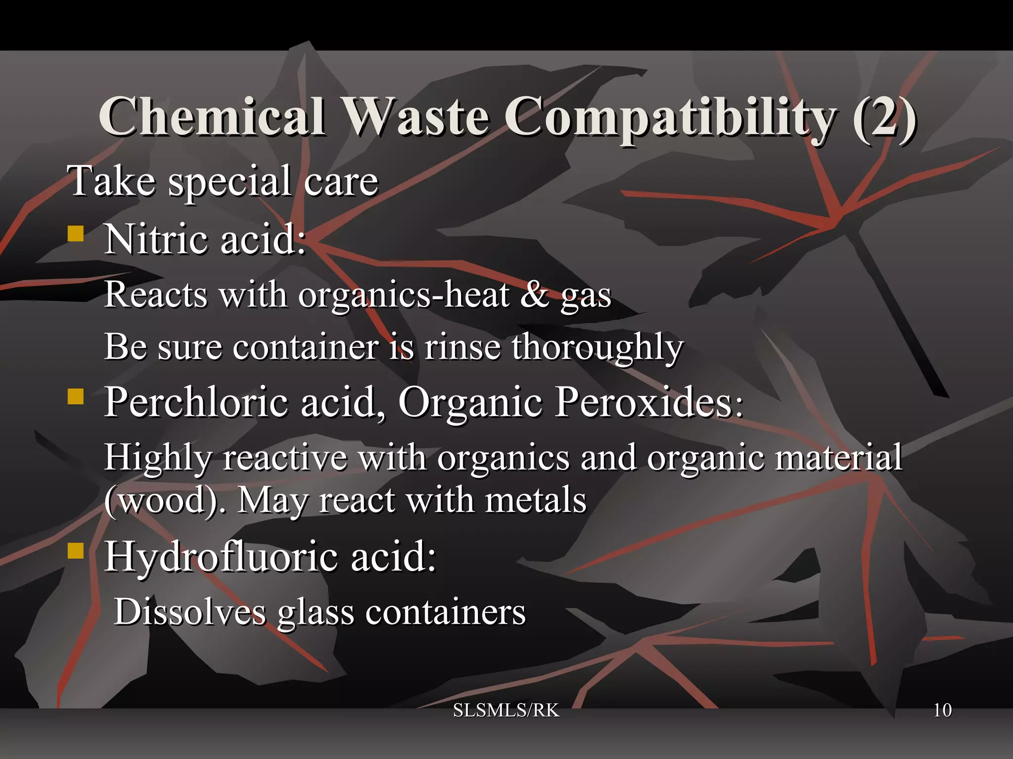 Waste Management at Medical Laboratories | PPT