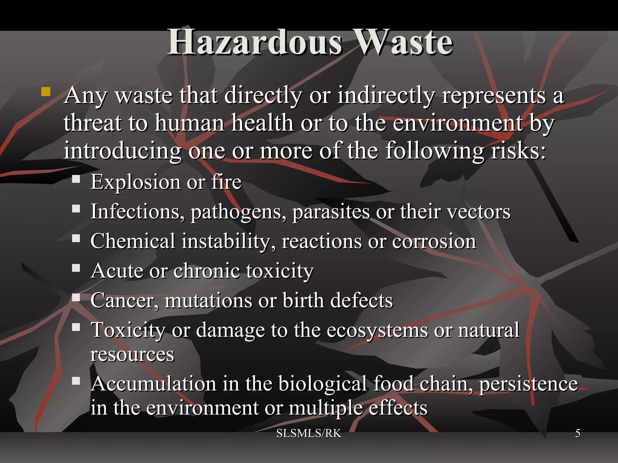 Waste Management at Medical Laboratories | PPT