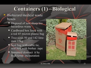 Waste Management at Medical Laboratories | PPT
