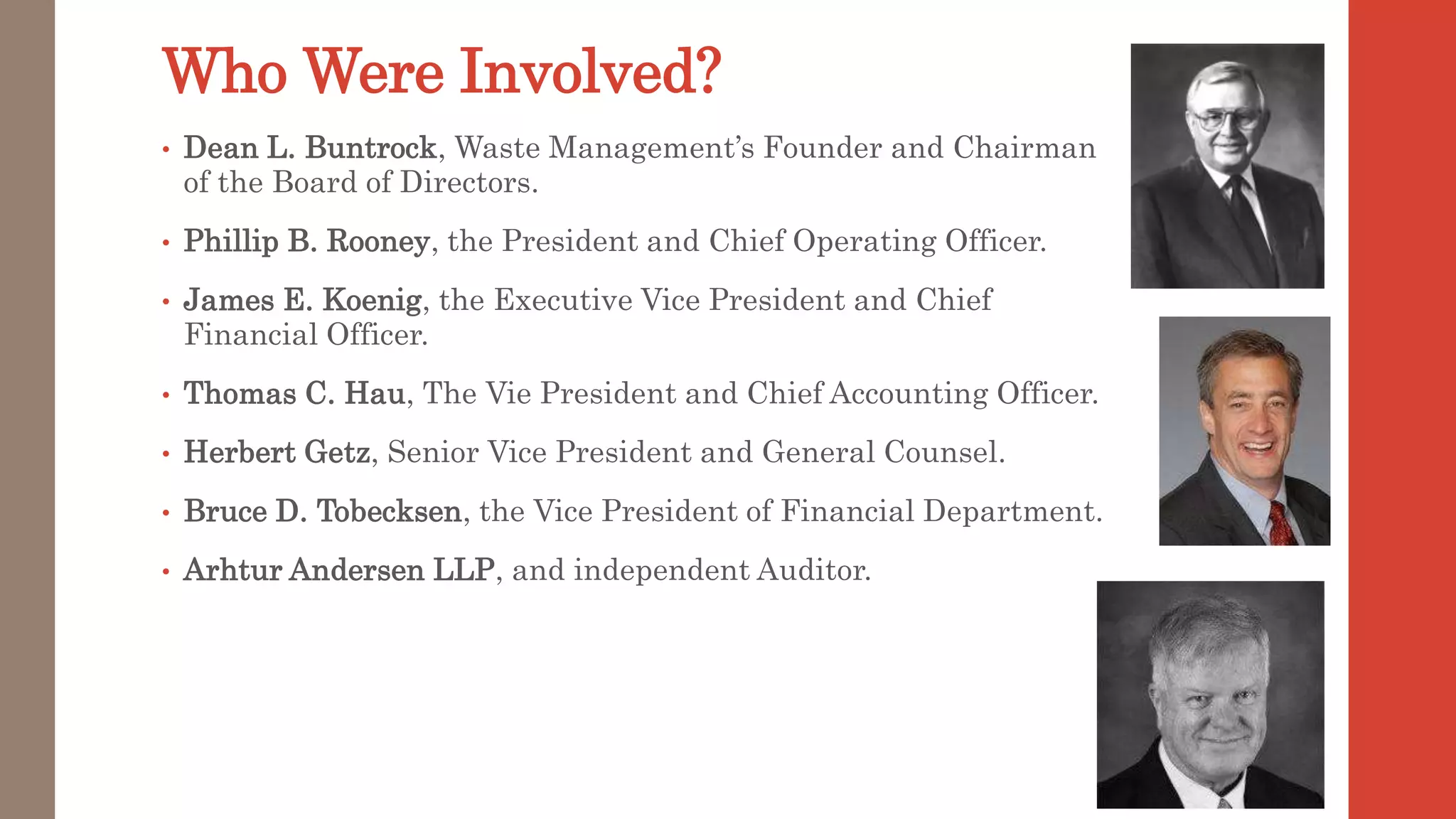 Waste Management Scandal | PPTX