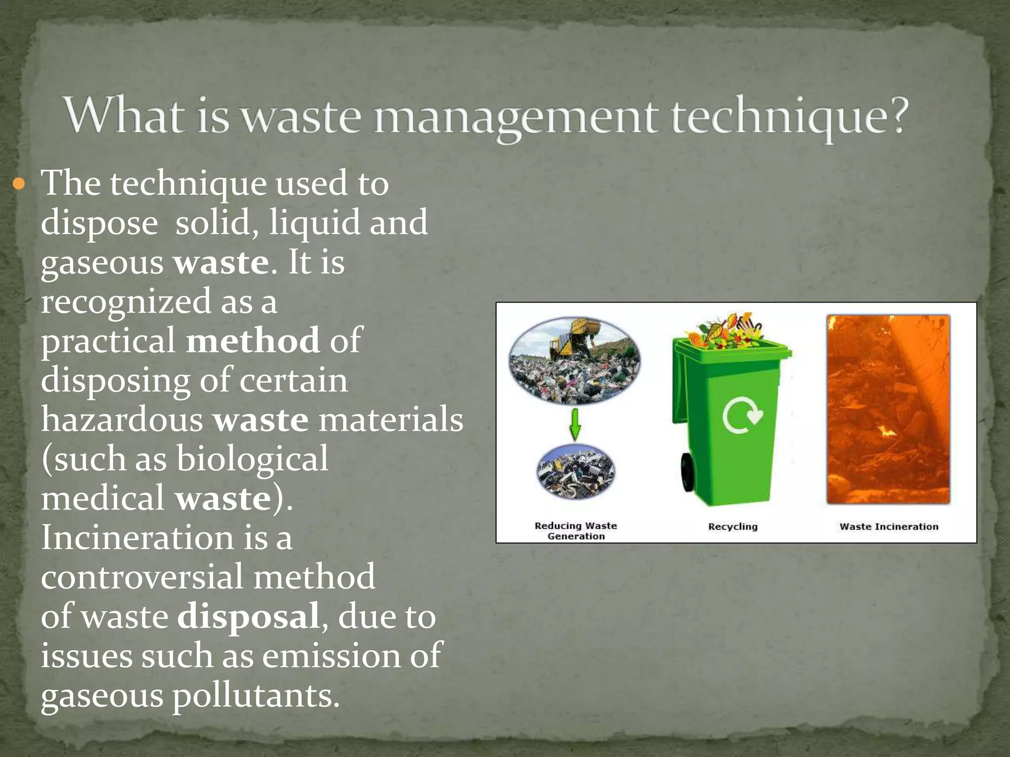 Waste management techniques of india, japan, usa | PPTX