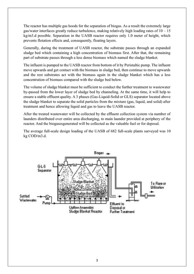 Up flow anaerobic Sludge Blanket (UASB) | PDF