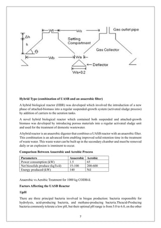 Up flow anaerobic Sludge Blanket (UASB) | PDF