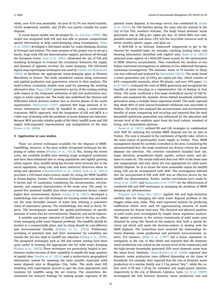Waste management using gis and remote sensing | PDF