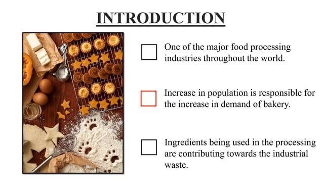 Waste Management of Bakery Industry | PPTX | Desserts and Baking | Food ...