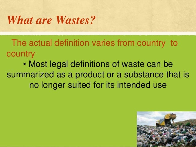 Waste management