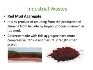 Waste material concrete ppt | PPTX