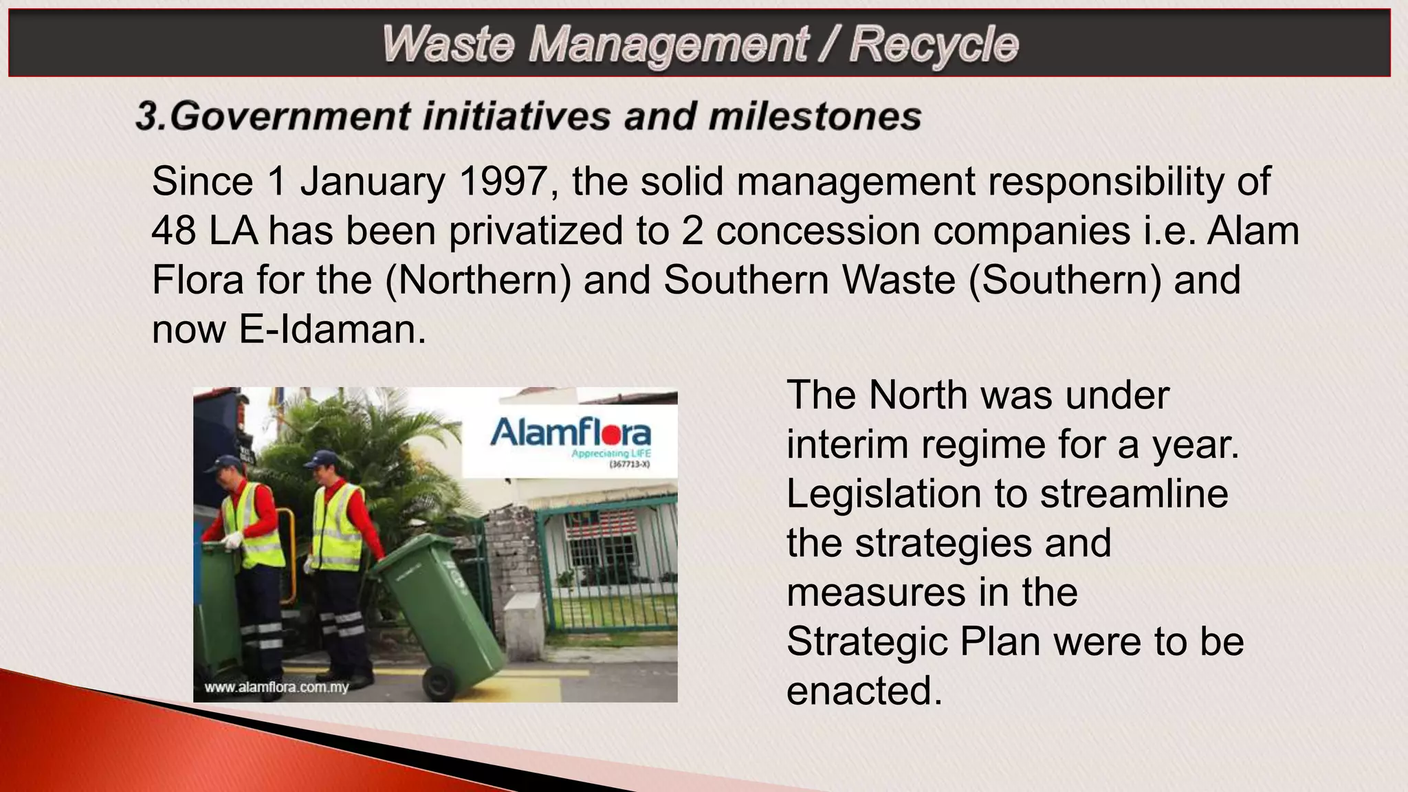 Waste Management & Recycle based on the 3R's | PPT