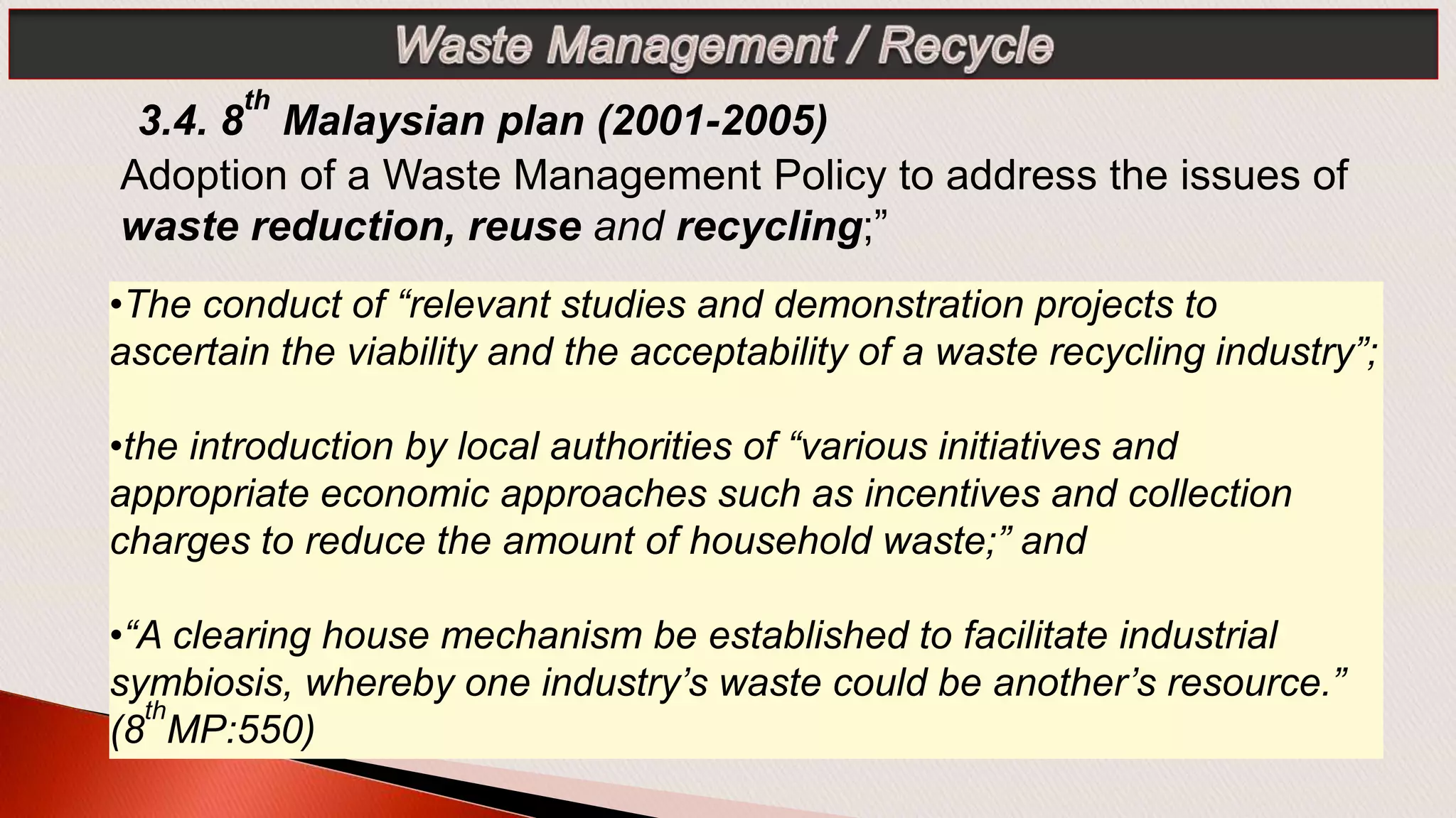 Waste Management & Recycle based on the 3R's | PPT