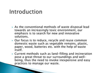 Smart Waste Management | PPTX