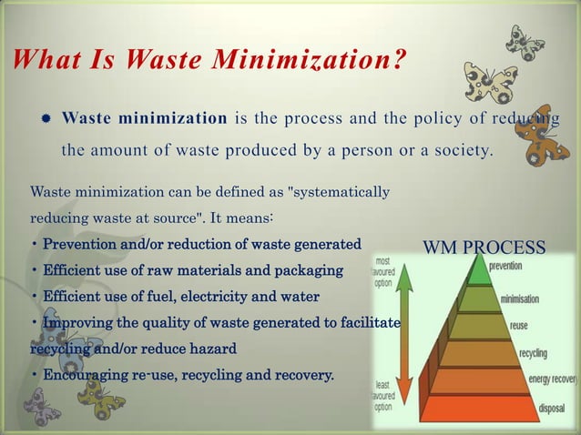 Waste minimization | PPSX