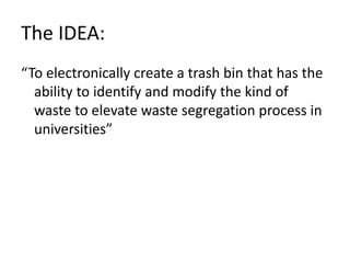 Waste modifier | PPT