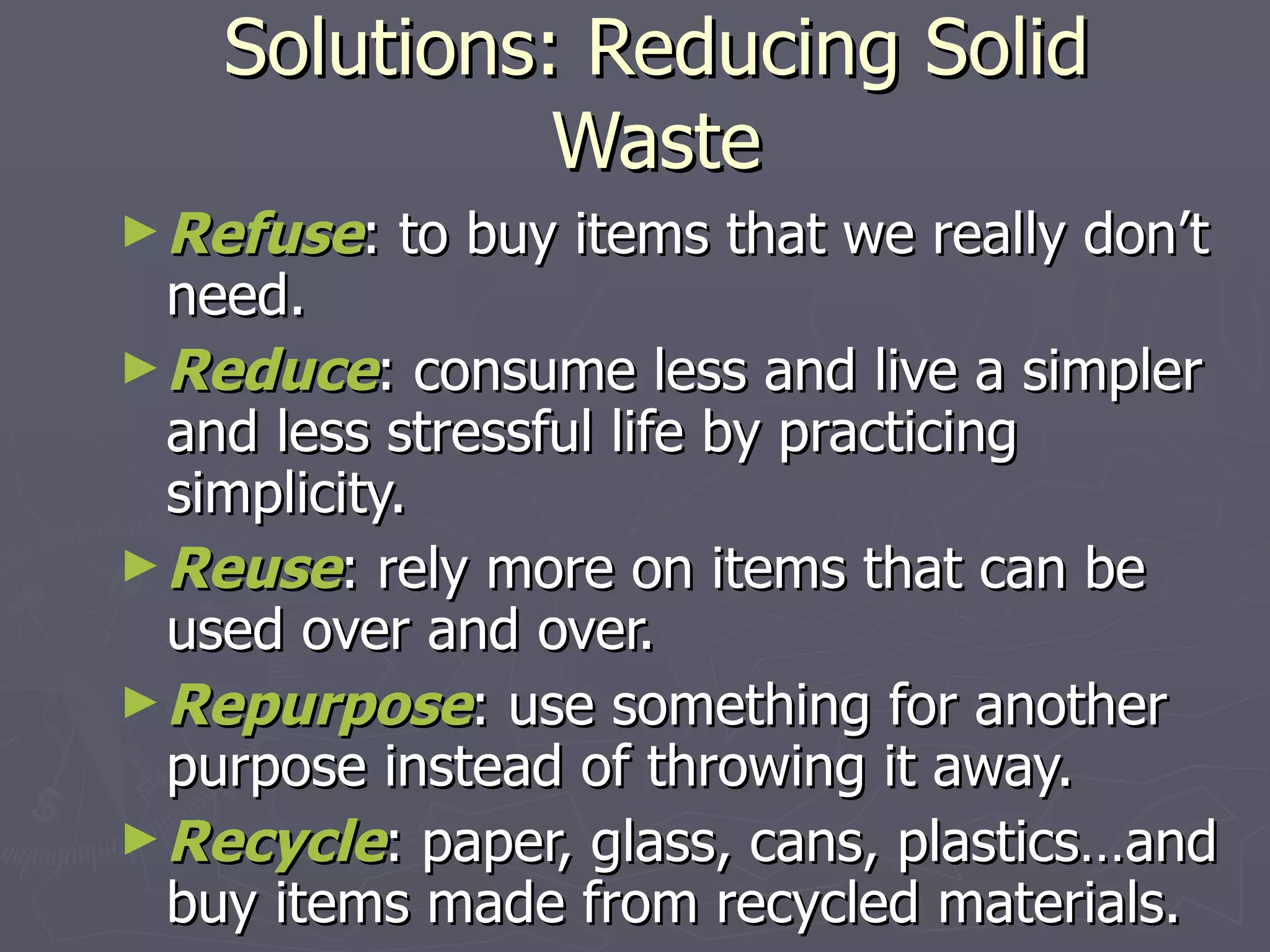 Waste & recycling | PPT