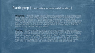 Waste recycling plastic ppt ( types of plastic) | PPTX