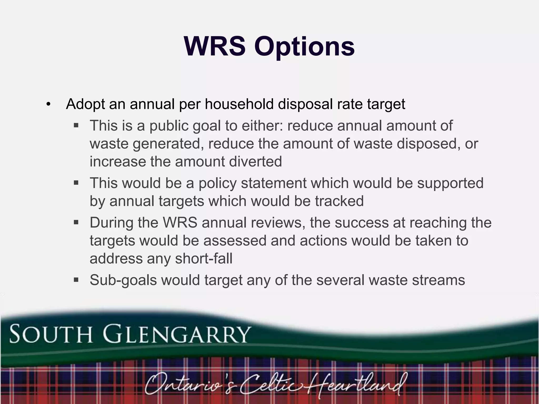 Waste recycling strategy presentation sg | PPTX