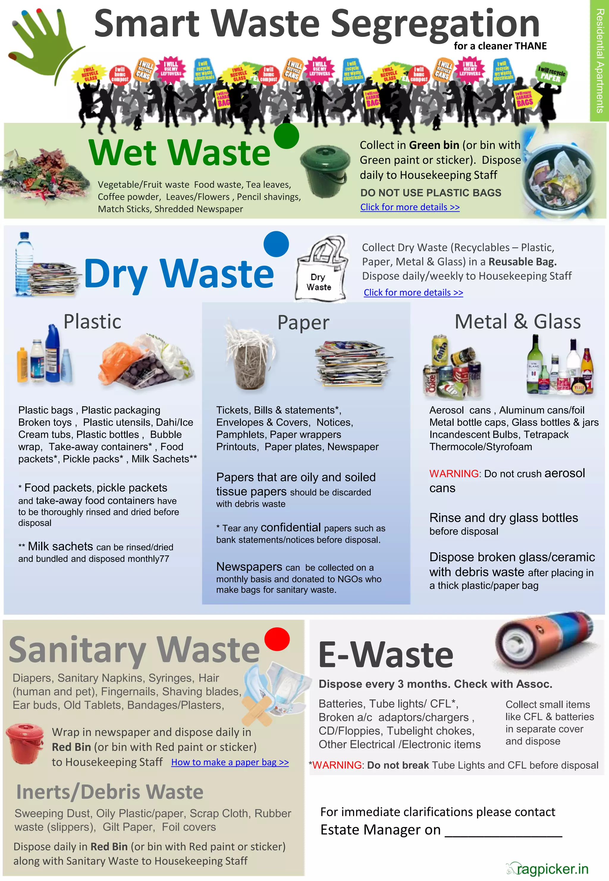 Smart Waste segregation Leaflet - Thane | PDF