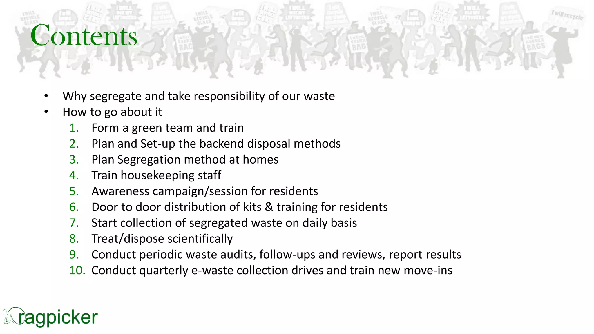 Waste Segregation & Management - An Action Plan for Bhiwandi | PDF