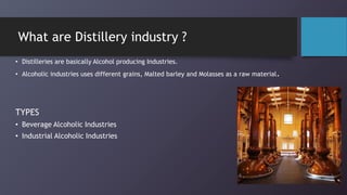 Wastes from distilleries and their effective treatment methodology | PPTX