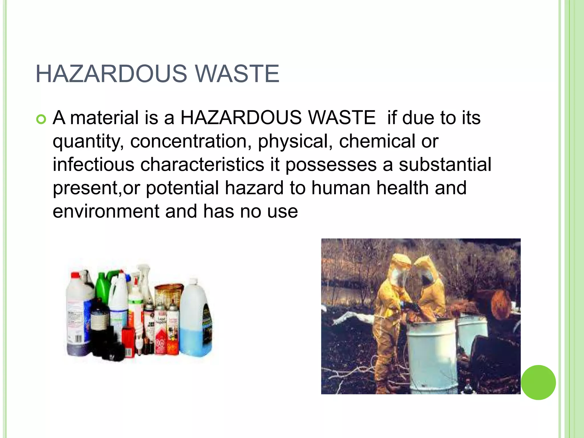 Waste sources and types | PPTX