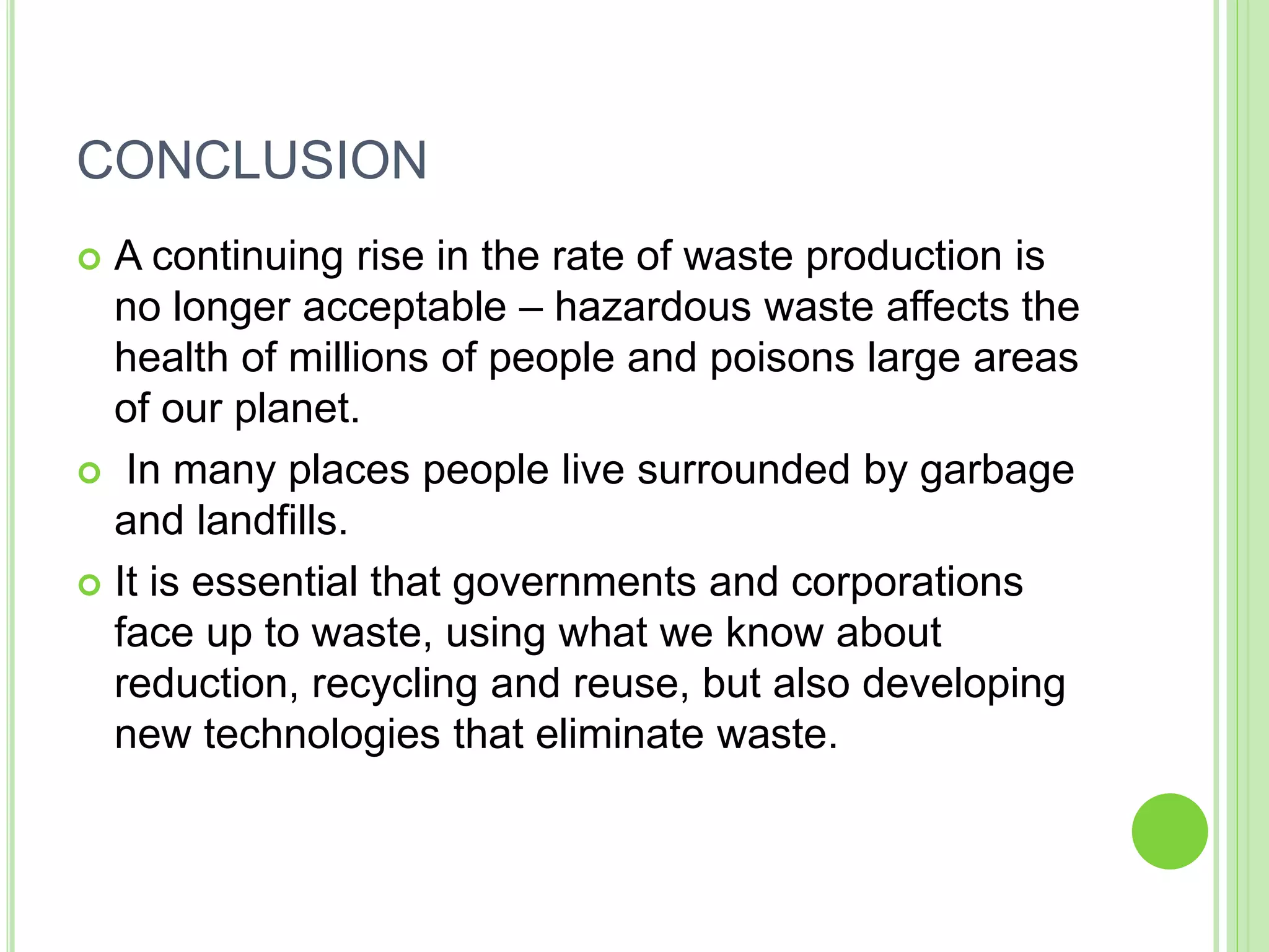 Waste sources and types | PPTX