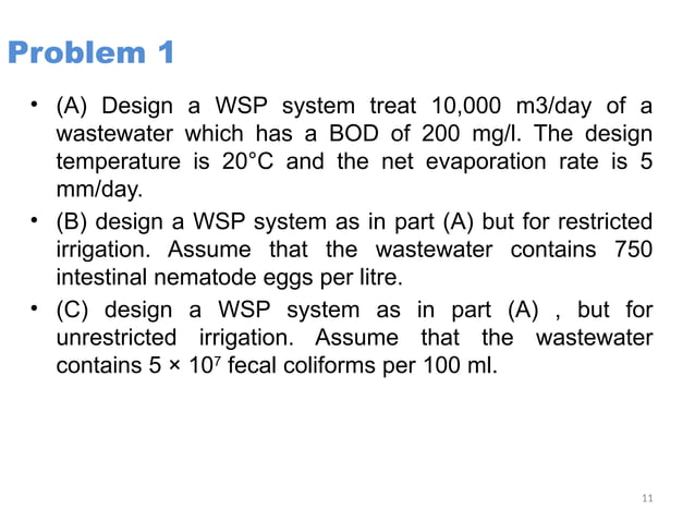 Design of Waste Stabilization Ponds.pptx