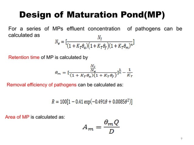 Design of Waste Stabilization Ponds.pptx