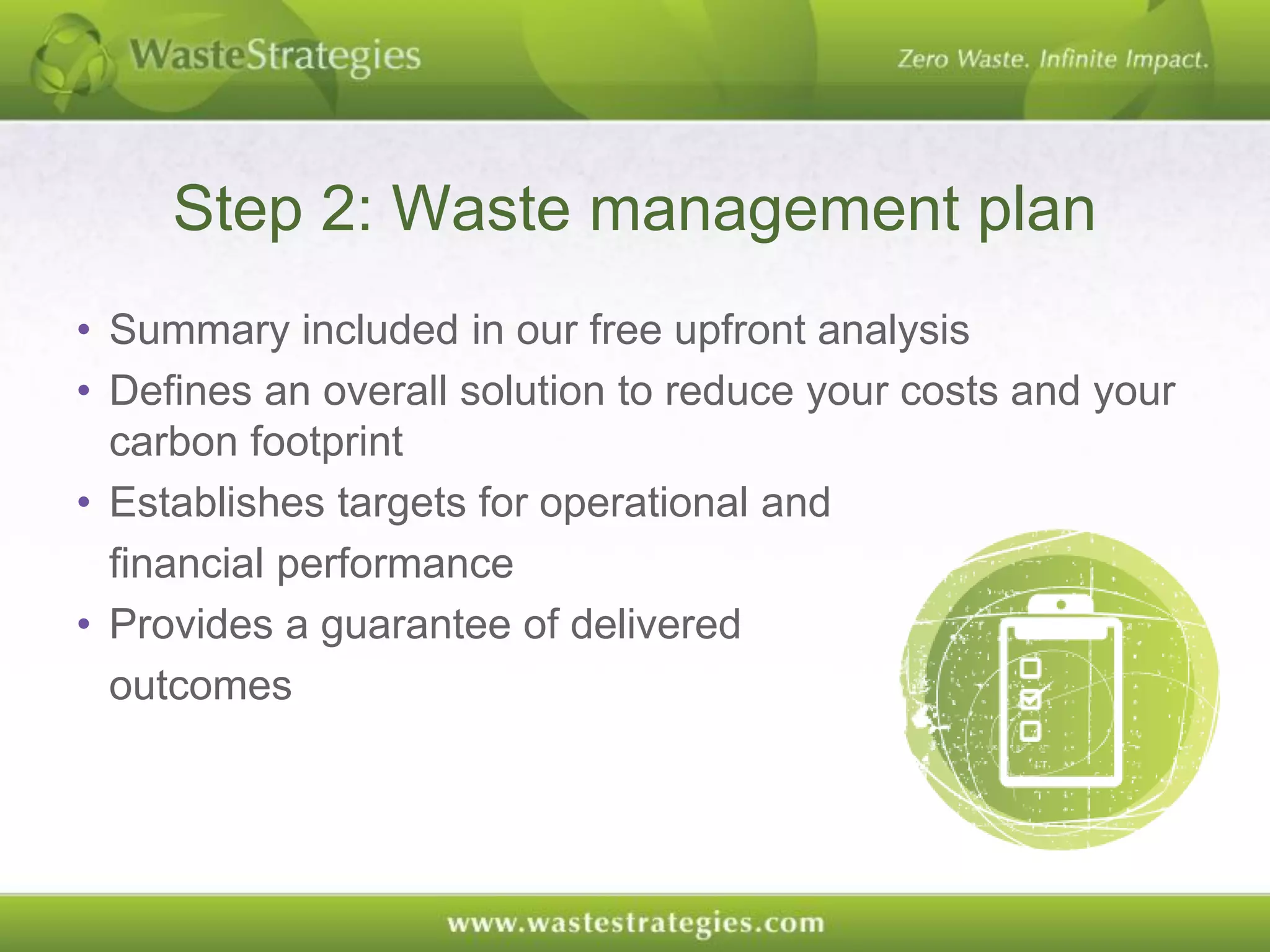 Waste Strategies Overview | PDF