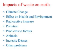Waste to Electricity Generation | PPTX